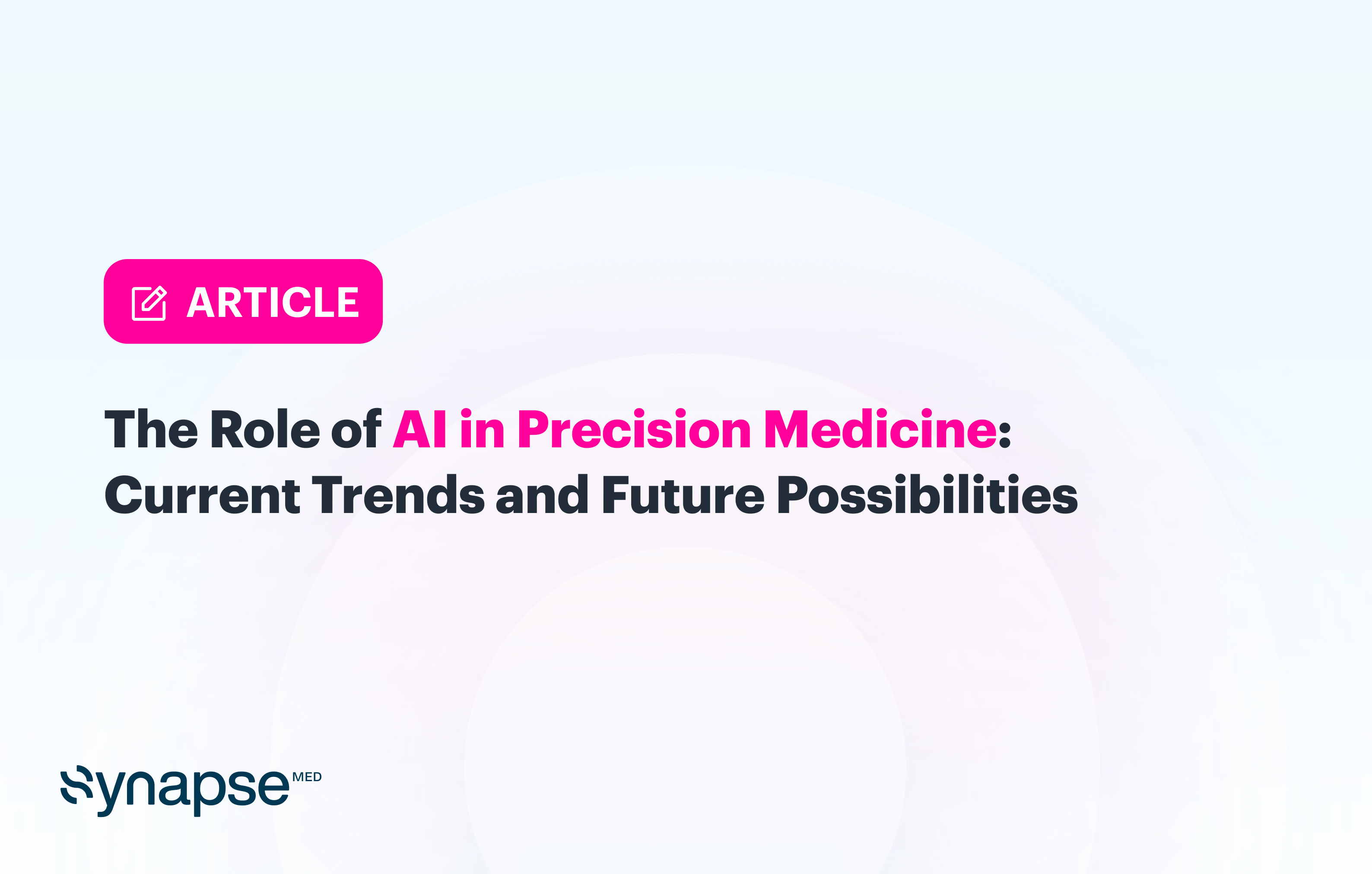 Explore the role of AI in personalizing patient care